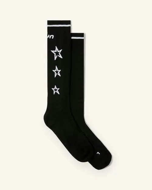 Perfect Moment Ski Team Socks - Black