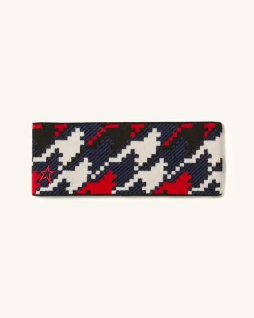 Perfect Moment Wool Headband - Houndstooth