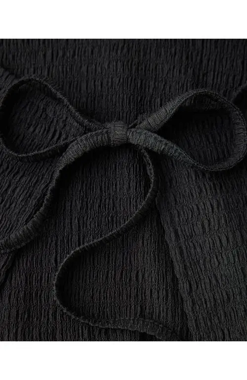 Mango Embroidered Halter Top