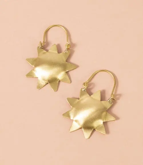 MATR BOOMIE Pratima Sun Hoop Earrings
