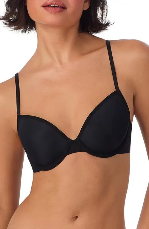 ON GOSSAMER Mesh Infinity Underwire T-shirt Bra - Black
