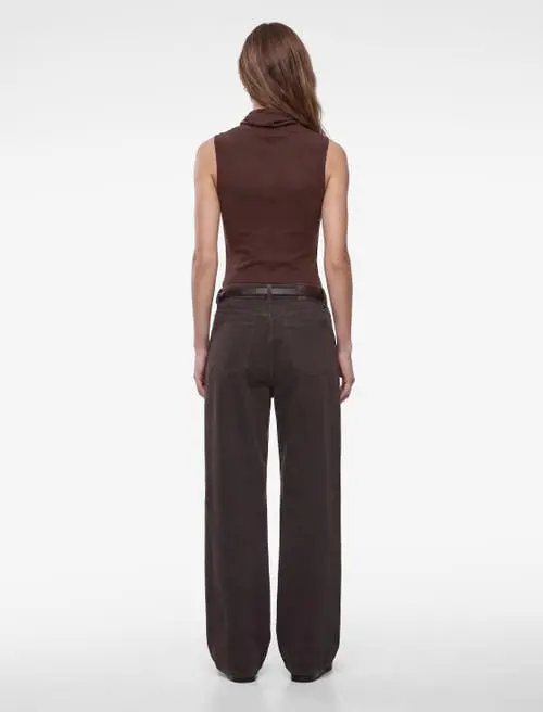 Koton Slim Modal Blend Sleeveless Funnel Neck Top