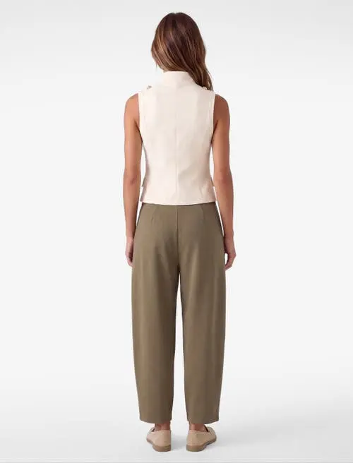 Koton Modal Blend Mid Rise Pleated Balloon Pants
