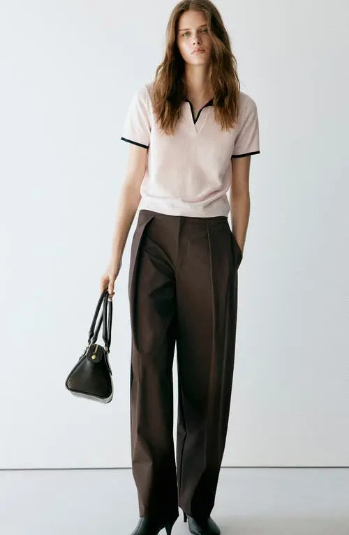 Mango Balloon Pleated Pants