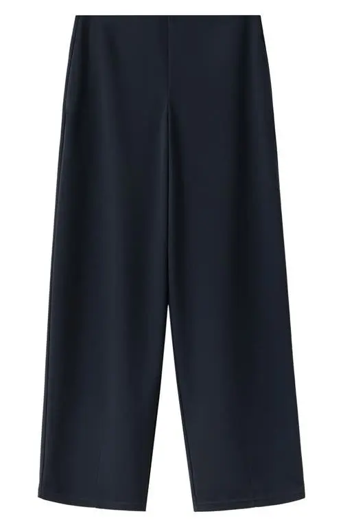 Mango Straight Mid Rise Knit Pants