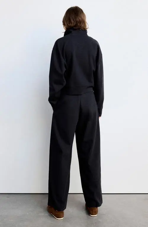 Mango Straight Mid Rise Knit Pants