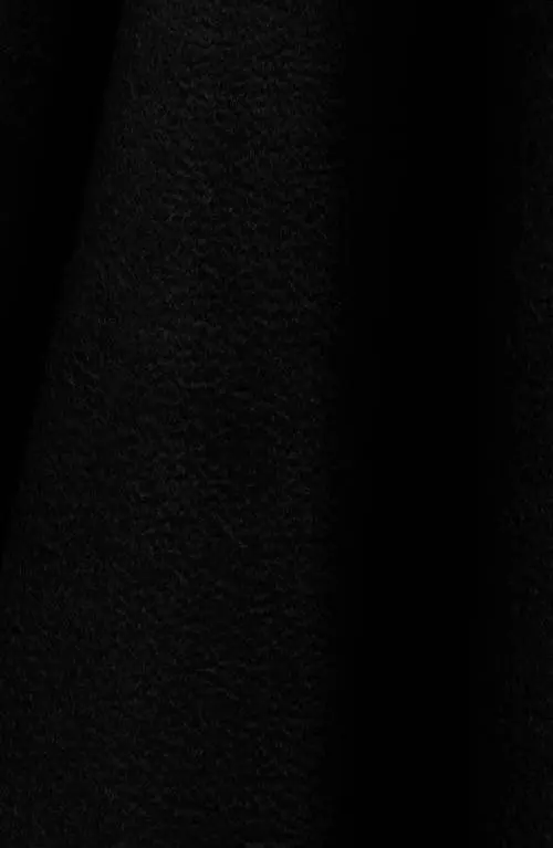 Sofia Cashmere Cashmere Cape With Faux Fur Trim - Black