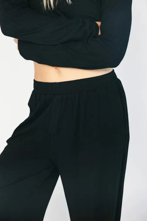 BALTIC BØRN Rubi Soft Ribbed Pajama Set