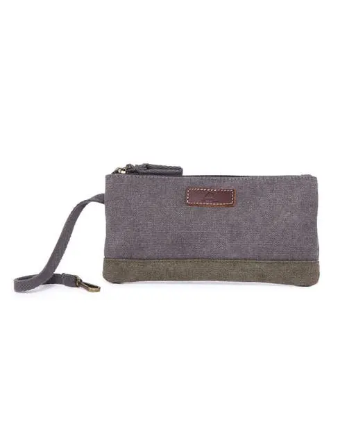 TSD BRAND Turtle Ridge Canvas Organizer Tote - Grey