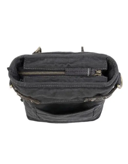 TSD BRAND Coastal Canvas Zip Crossbody Bag