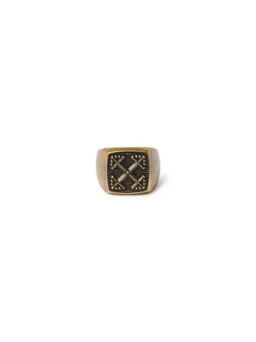 Off-White Vintage Arrow Ring - Multicolor
