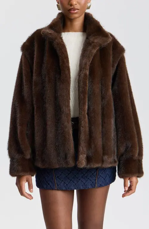 Avec Les Filles Faux Fur Jacket
