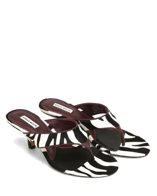 NAKED WOLFE Marley Pony Heels