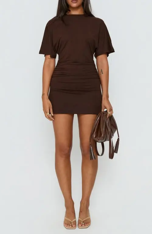 Princess Polly Hunni Ruched T-shirt Minidress