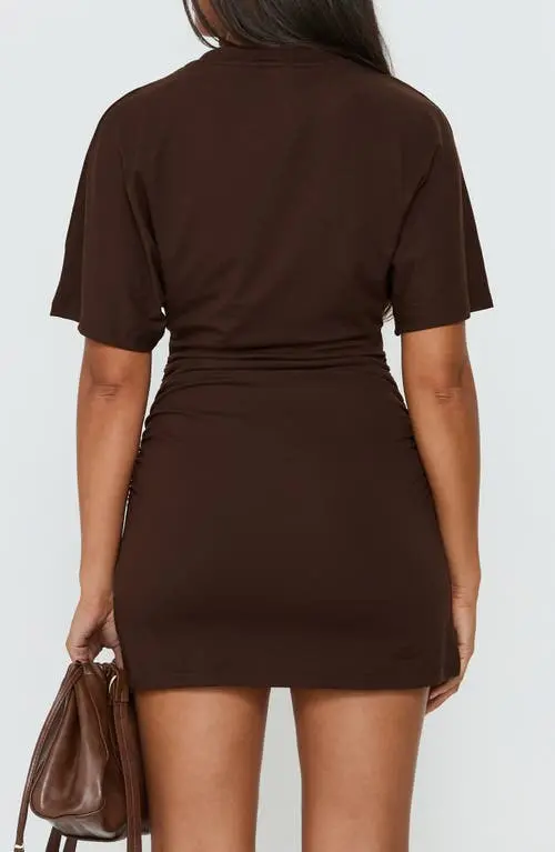 Princess Polly Hunni Ruched T-shirt Minidress