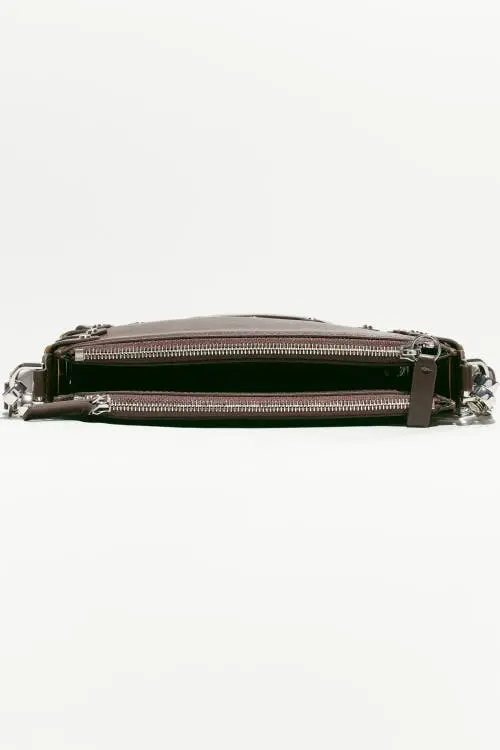 RAPT Ure Leather Crossbody/shoulder Bag - Cacao