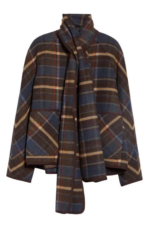 Veronica Beard Martine Dickey Scarf Coat