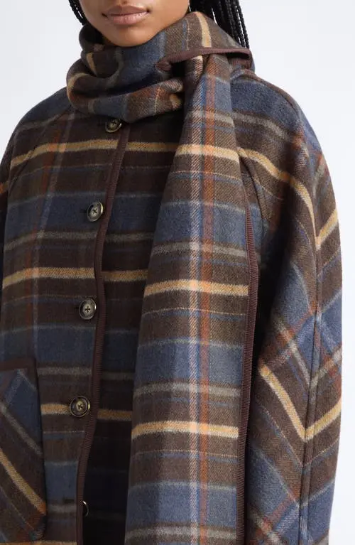 Veronica Beard Martine Dickey Scarf Coat