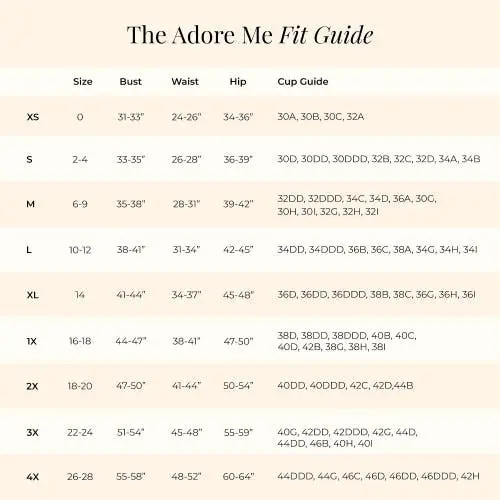 ADORE ME Judy Slip - Light Beige