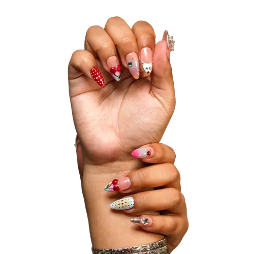 3H NAILS Nycmedium Almond Press-on Nails