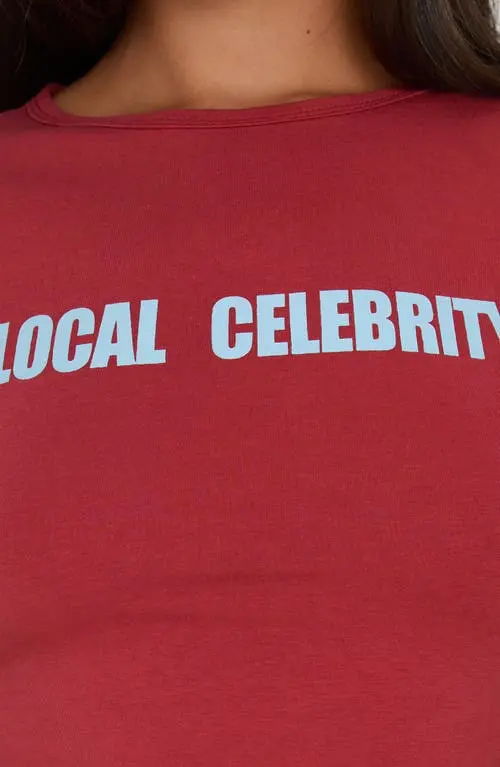 Princess Polly Local Celebrity Graphic T-shirt