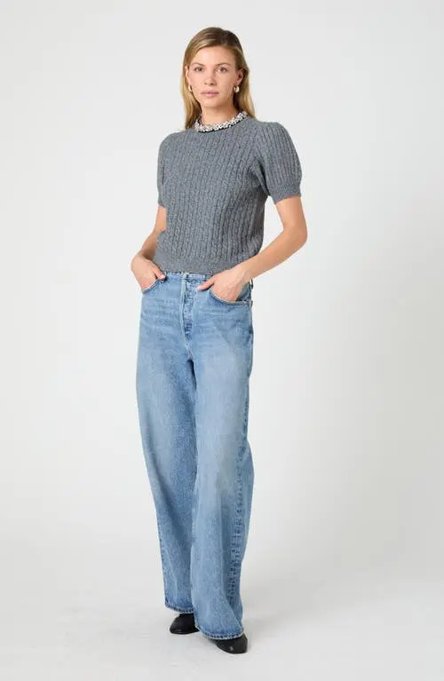 French Connection Avea Embellished Cable Knit Sweater