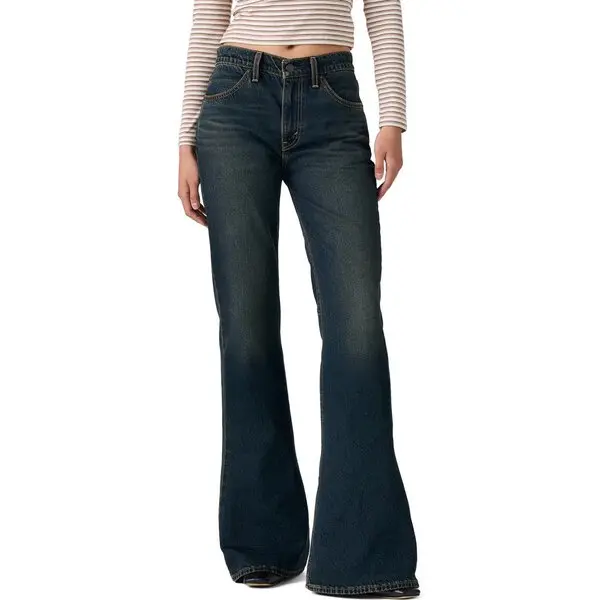 LEVI'S Puddle Snap Flare High Waist Flare Jeans