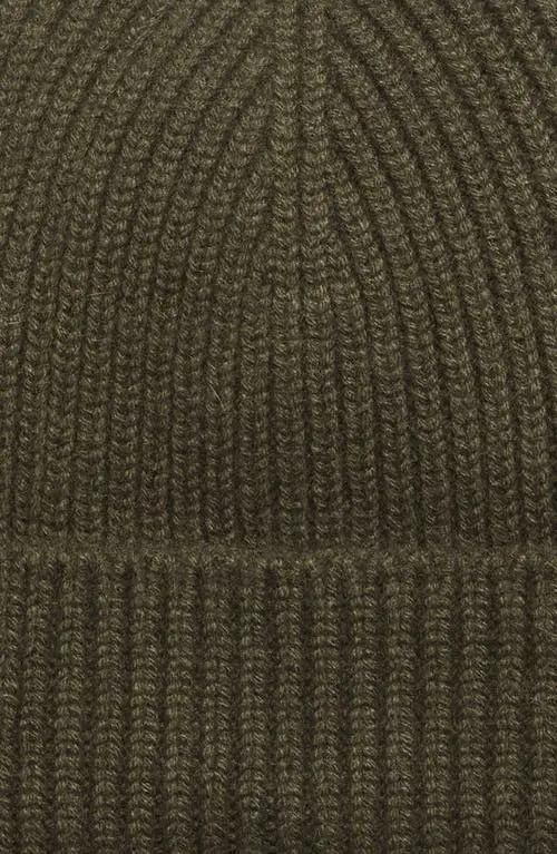 AARON LEVINE Cashmere Beanie - Olive