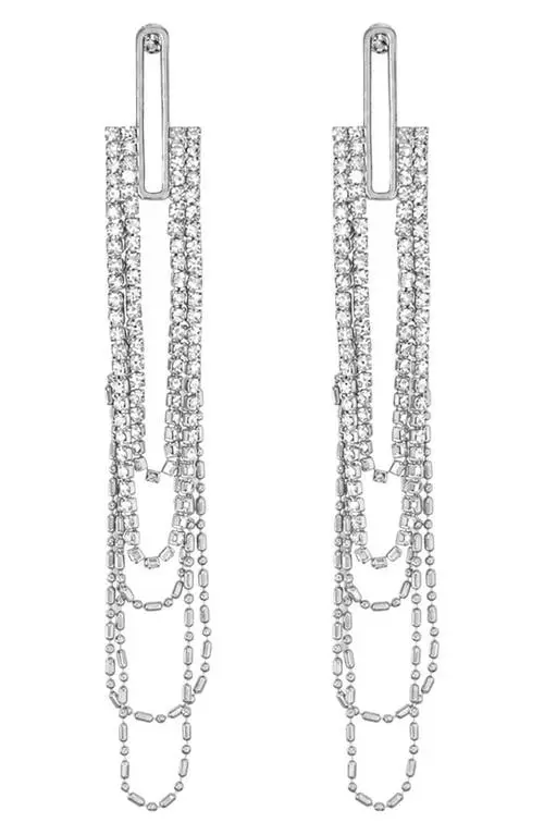 MARLYN SCHIFF Reign Linear Drop Earrings