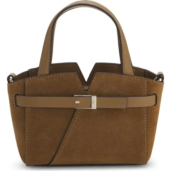 BOSS Revers Extra Small Leather Tote - Medium Beige