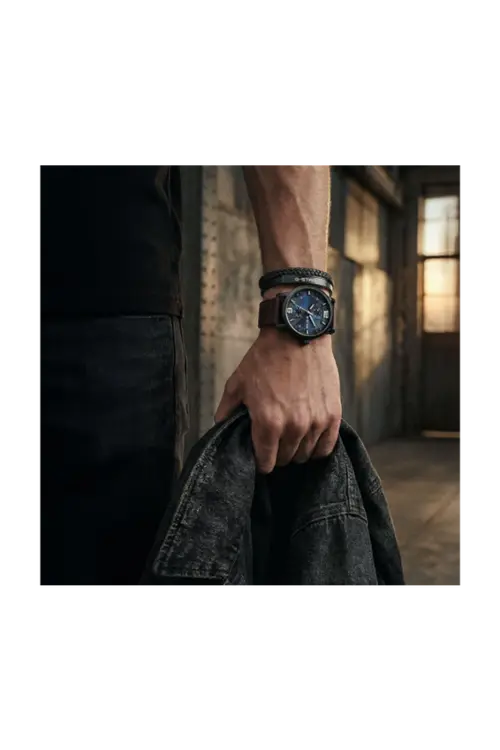 G STAR Rovic42mm, Blue Dial