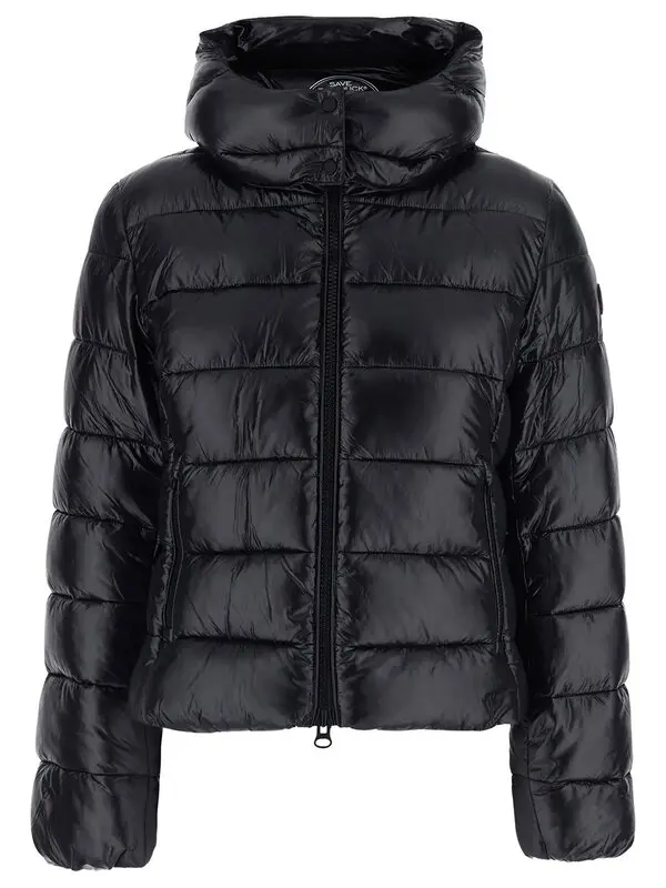 SAVE THE DUCK Cosmary Puffer Jacket With Lacquered Finish