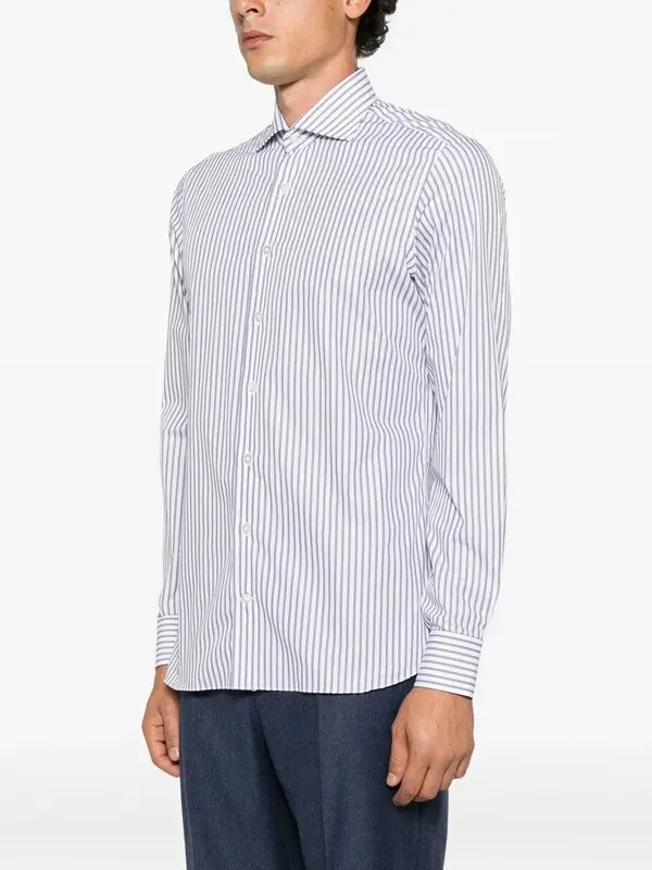 BORRIELLO NAPOLI Cotton Striped Shirt