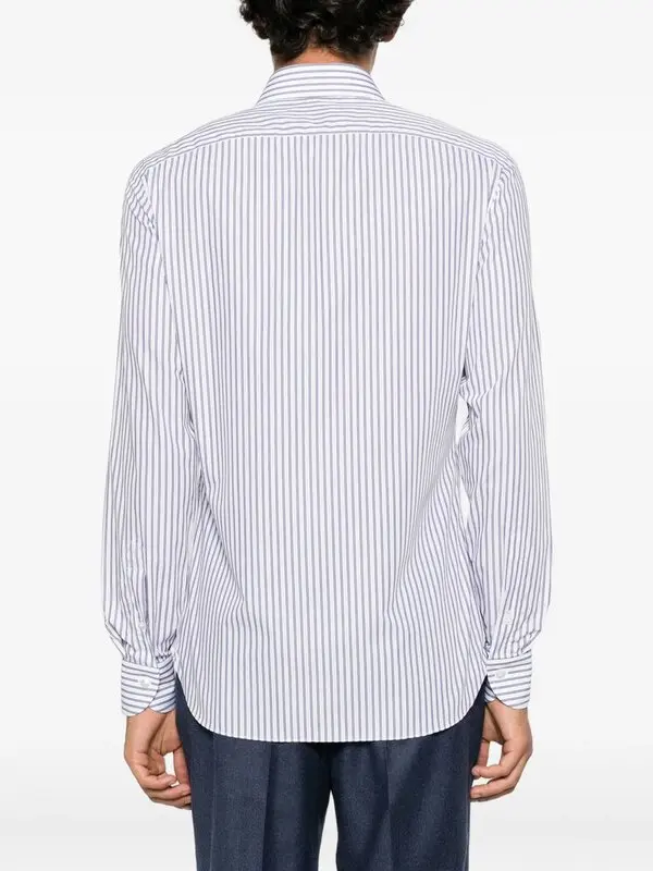 BORRIELLO NAPOLI Cotton Striped Shirt