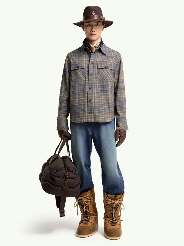 Moncler Grenoble: Cotton Tartan Shirt