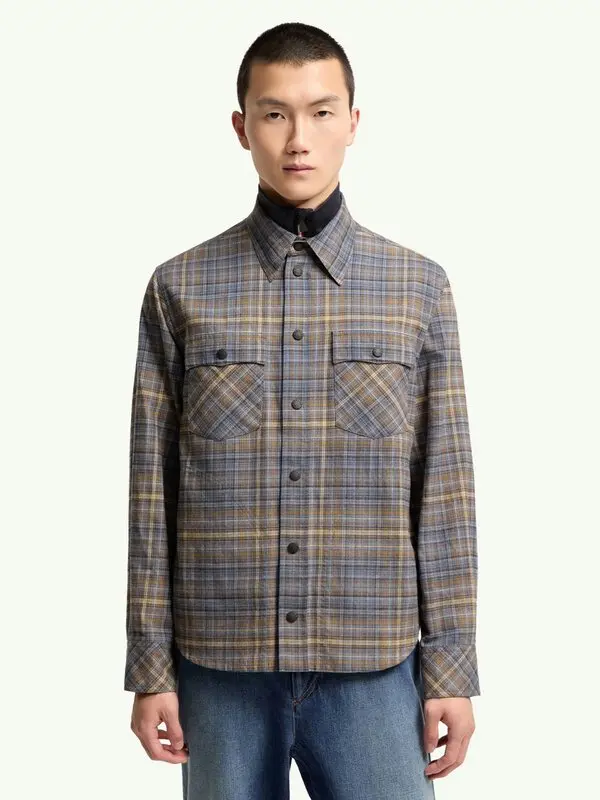 Moncler Grenoble: Cotton Tartan Shirt