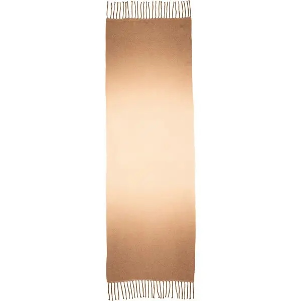 Fleurette Cashmere & Silk Ombré Scarf - Camel