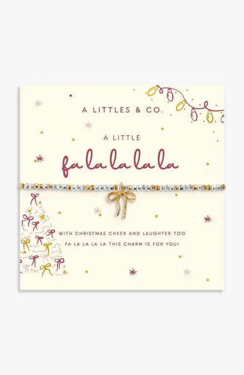 A LITTLES & CO Christmas Little Stories 'fa La La La La' Bracelet - Mixed