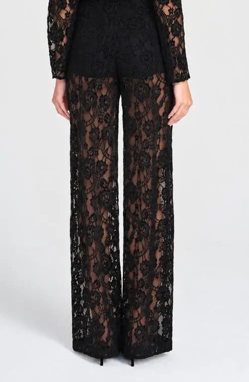 WAYF X Rose Lola Broadway Lace Wide Leg Pants