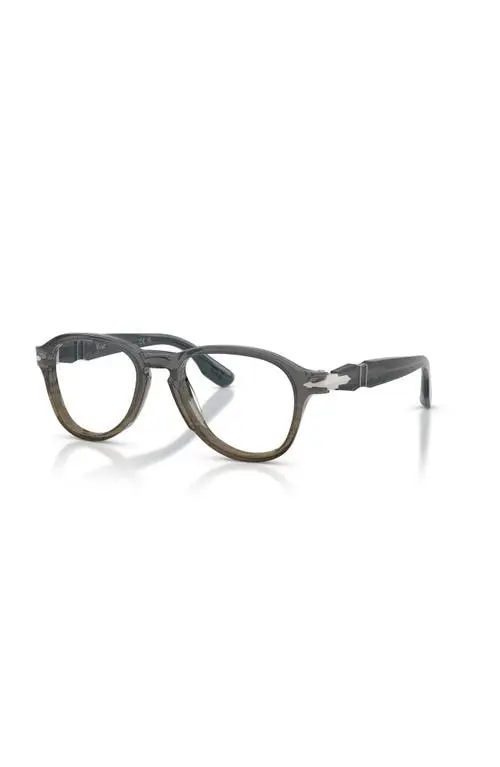 Persol 51mm Pilot Optical Glasses - Grey