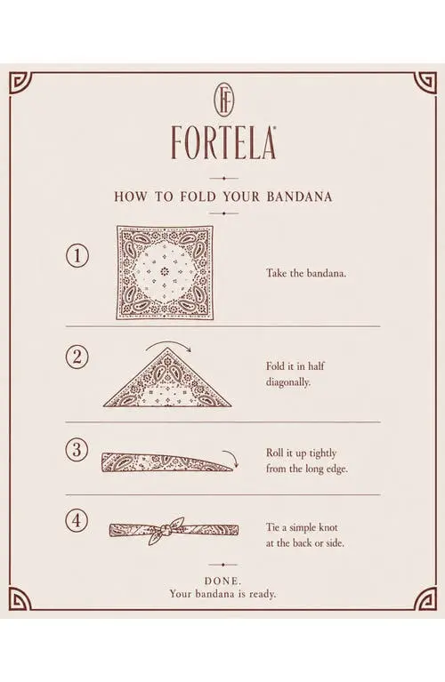 FORTELA Printed "spirit" Bandana