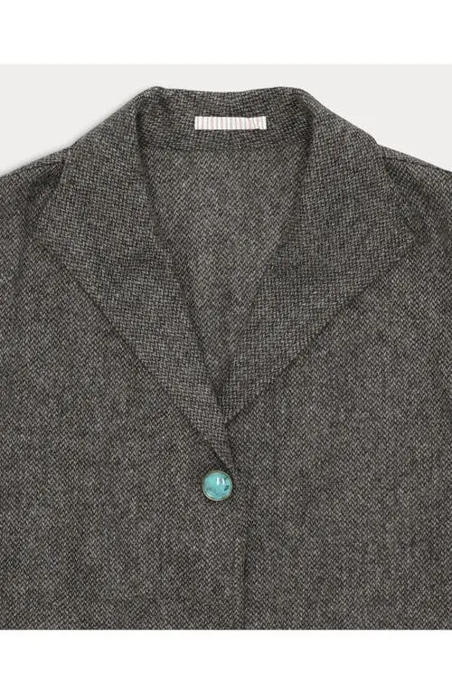 FORTELA Scotland Pure Wool Jacket - Fog Grey