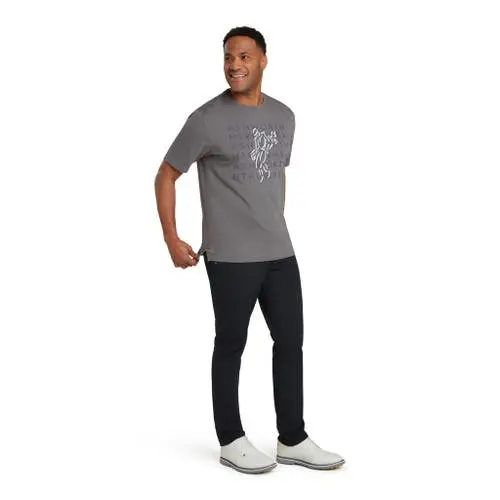 ASHWORTH GOLF Crossword Tee - Grey