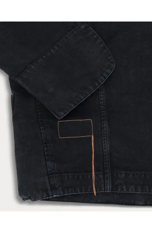 FORTELA Yankee Single-breasted Linen Jacket