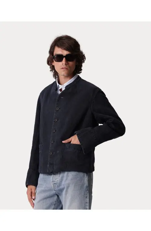 FORTELA Yankee Single-breasted Linen Jacket