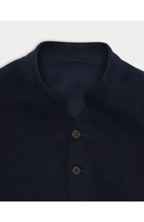 FORTELA Yankee Single-breasted Moleskin Jacket - Blue