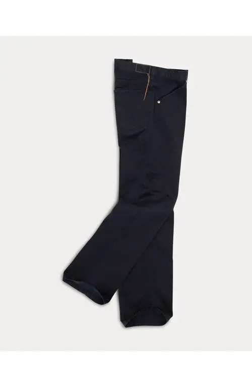 FORTELA Mcqueen Herringbone Cotton Trousers - Blue