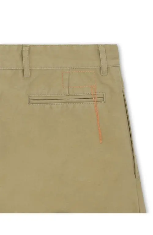 FORTELA Newyork Pleated Reverse Cotton Canvas Pants - Beige