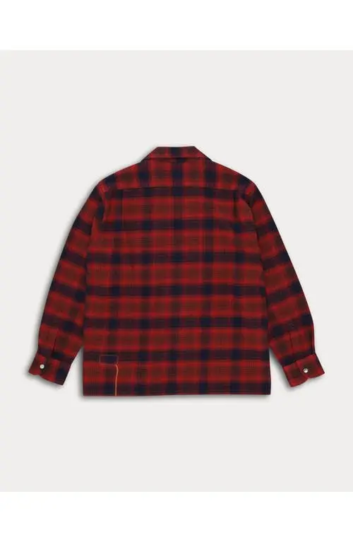 FORTELA Baker Checked Cotton Bowling Shirt