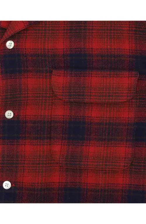 FORTELA Baker Checked Cotton Bowling Shirt